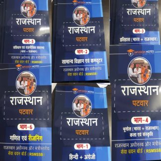 Rajasthan Patwari Notes 2021 || RSMSSB Patwari 6 Handwritten Books (Notes)