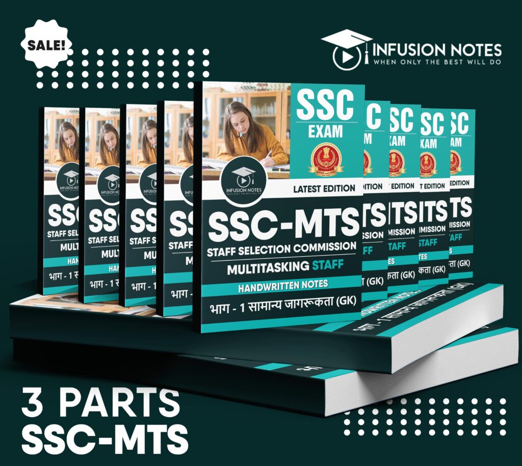 SSC MTS & Havaldar Notes || Hindi Medium || 3 Books (GK, English ...