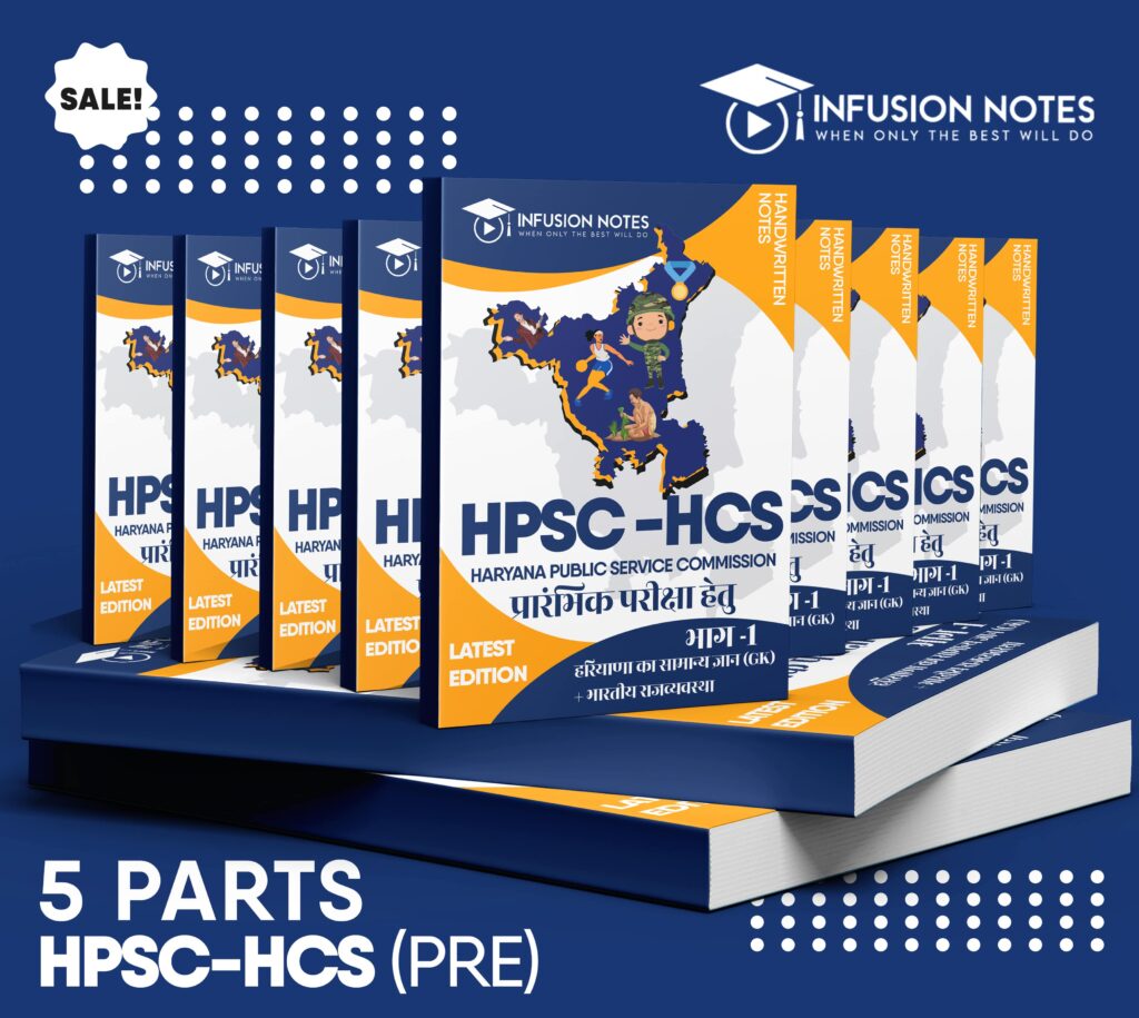 HPSC Notes || Haryana PCS Pre Notes 2023 || HPSC - HCS Notes || 5 Books